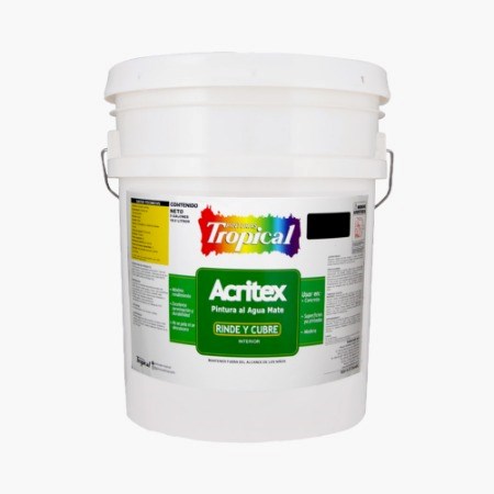 PINTURA TROPICAL ACRILICA BLANCO 00 CUB ACRITEX | Grupo GRM
